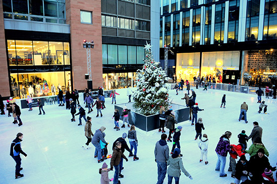 Spinningfields Ice Rink Manchester