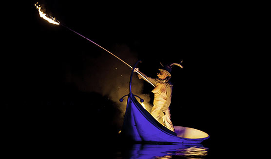 Water Fools waterborne spectacular