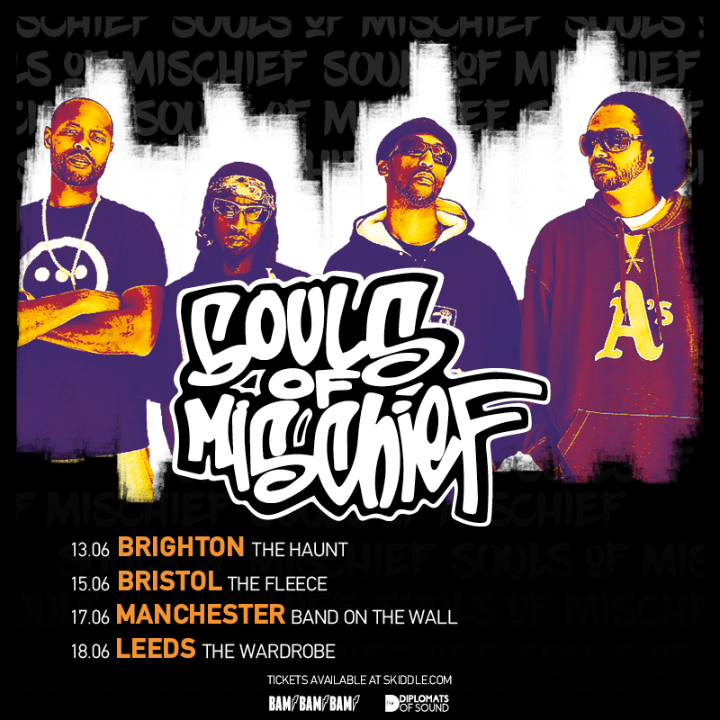 Souls of Mischief hip-hop into Band on the Wall in June - Manchester’s ...