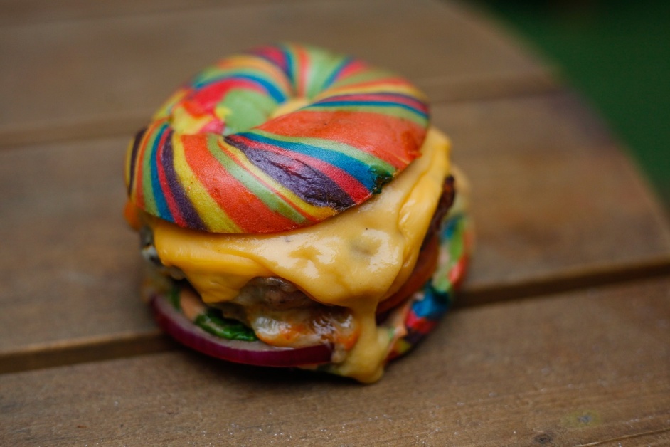 The Pride Burger at Dive NQ - Manchester’s Finest