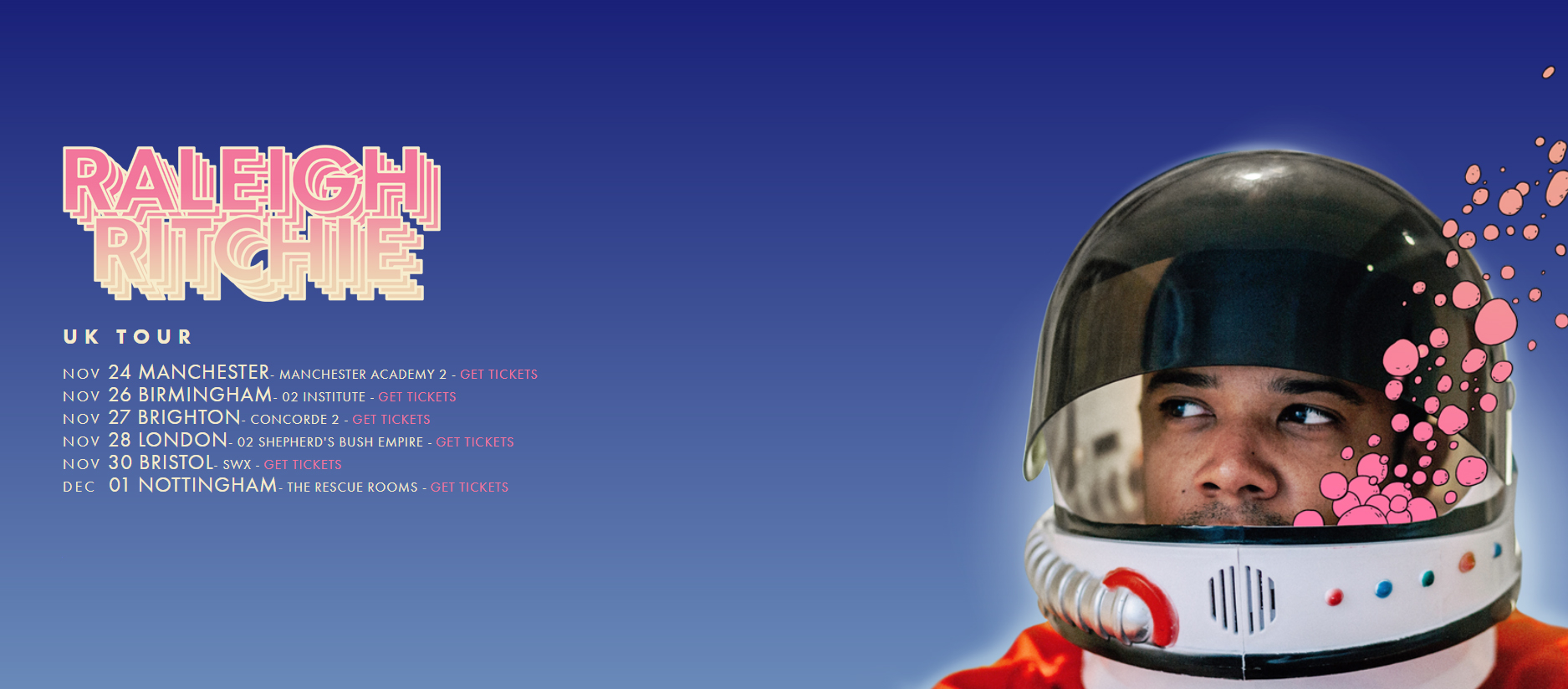 Raleigh Ritchie at Manchester Academy - Manchester’s Finest