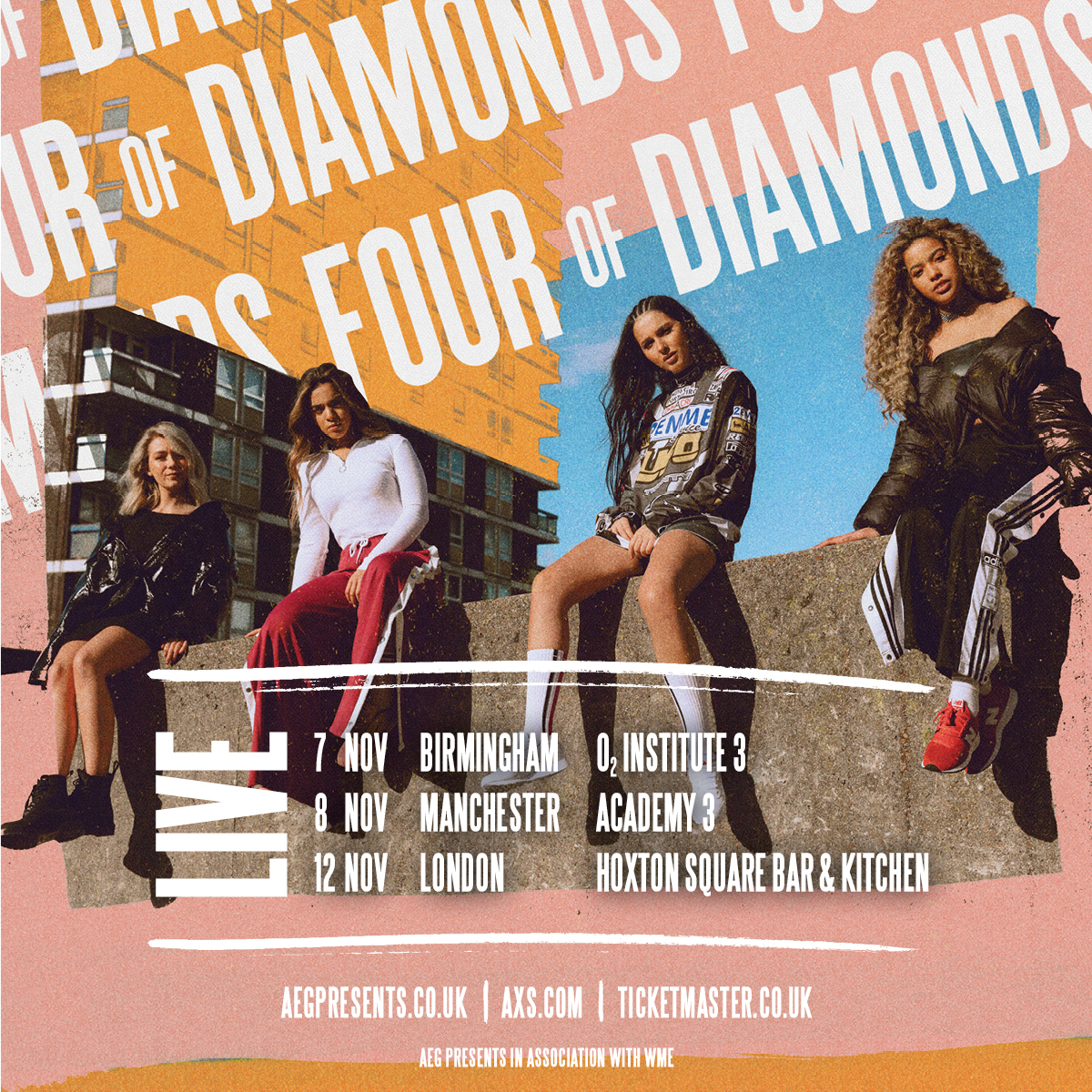 Four of Diamonds at Manchester Academy - Manchester’s Finest