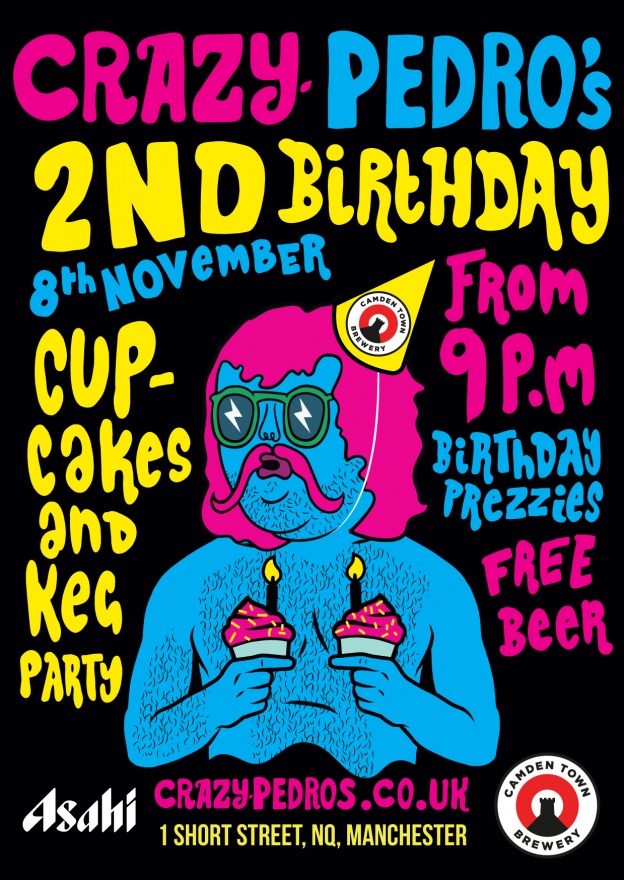 Crazy Pedro’s is Turning Two! - Manchester’s Finest
