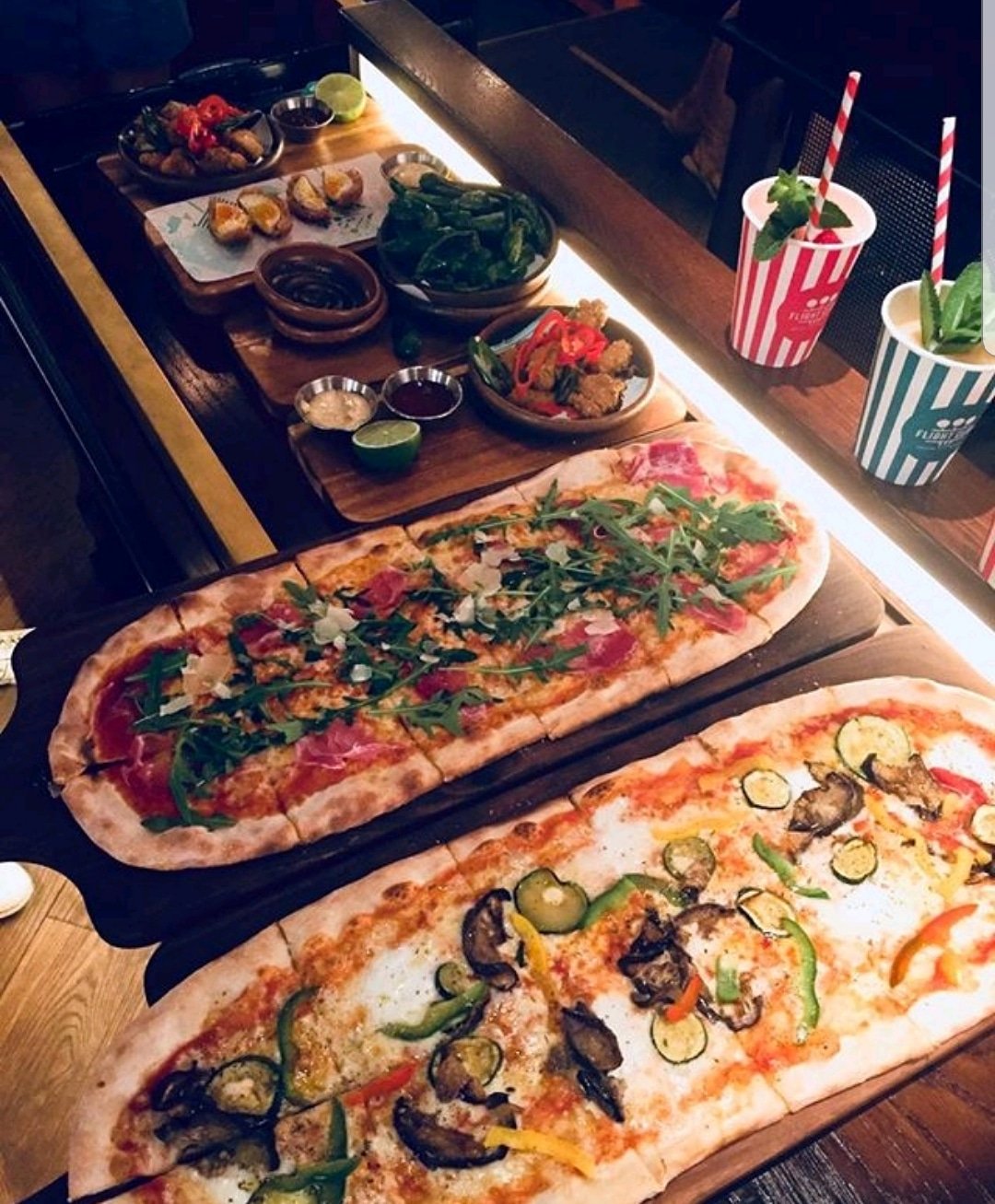 Review: Bottomless Pizza, Prosecco & Darts at Flight Club - Manchester ...