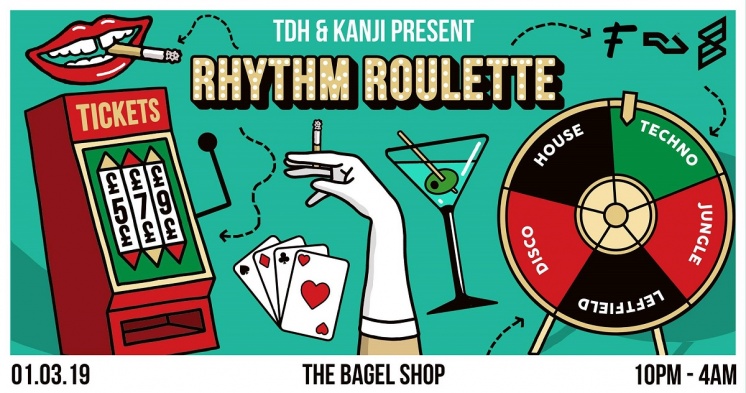 Choose the genre of music with a spin of the wheel with Rhythm Roulette ...