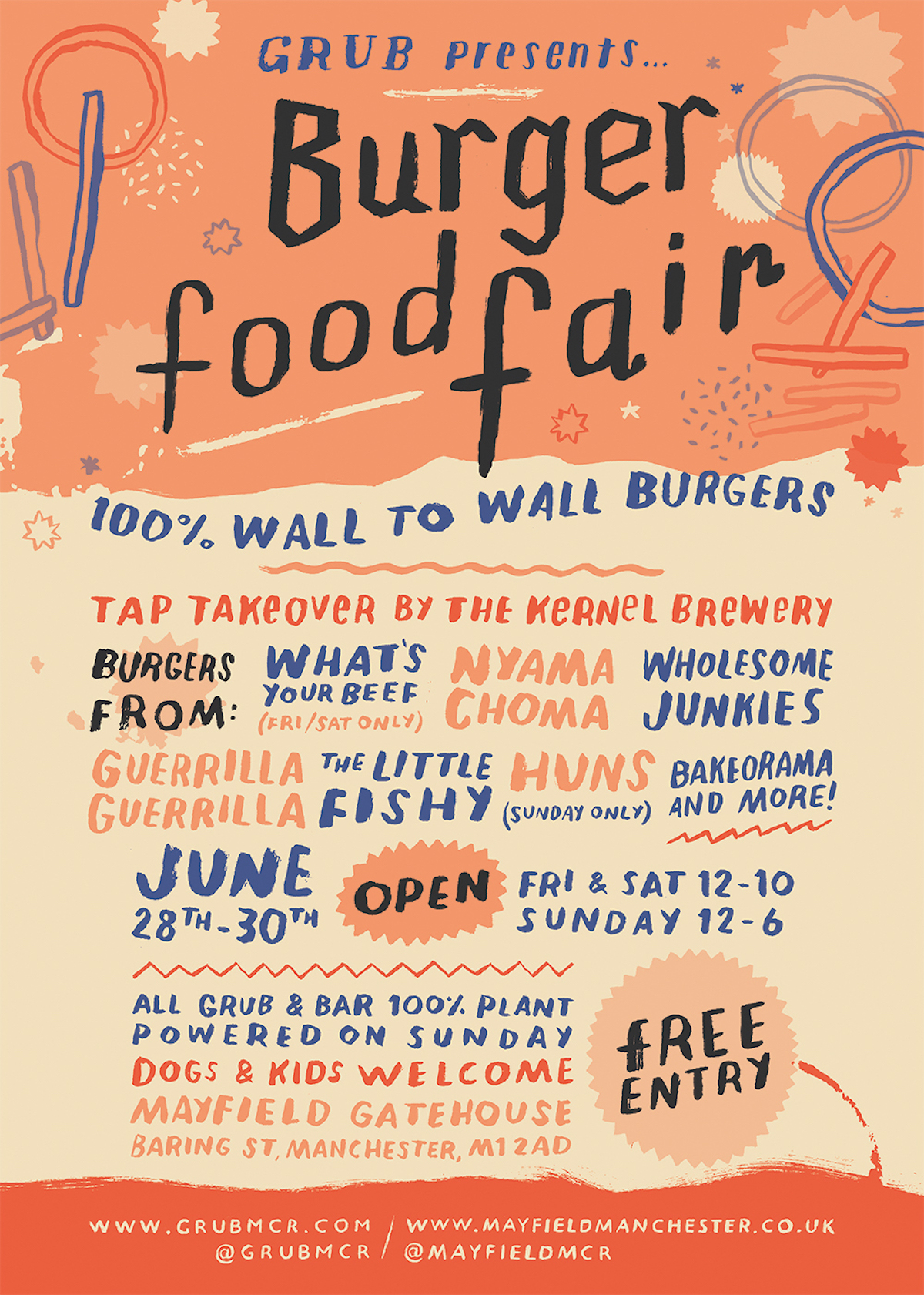GRUB presents a full-on Burger Festival this June - Manchester’s Finest