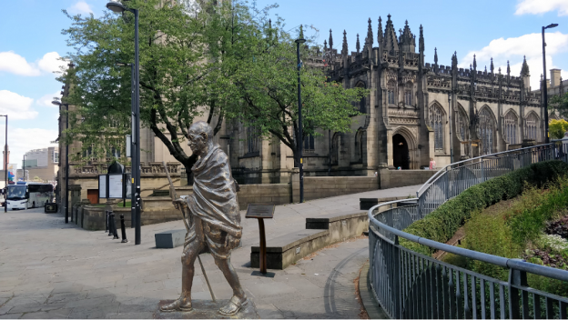 Spotlight on Statues: Mahatma Gandhi - Manchester’s Finest