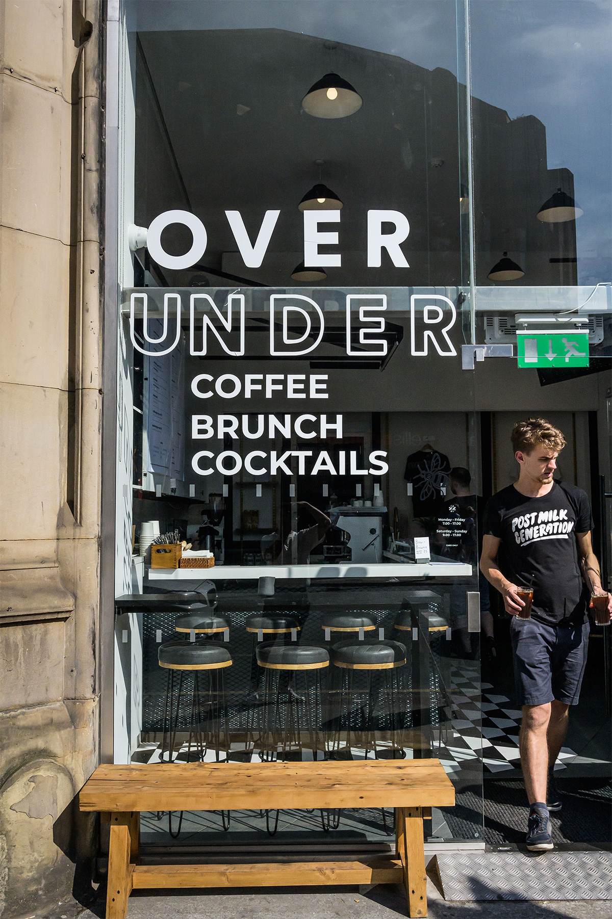 A look inside the New Coffee Shop that literally 'flips' into a Bar ...