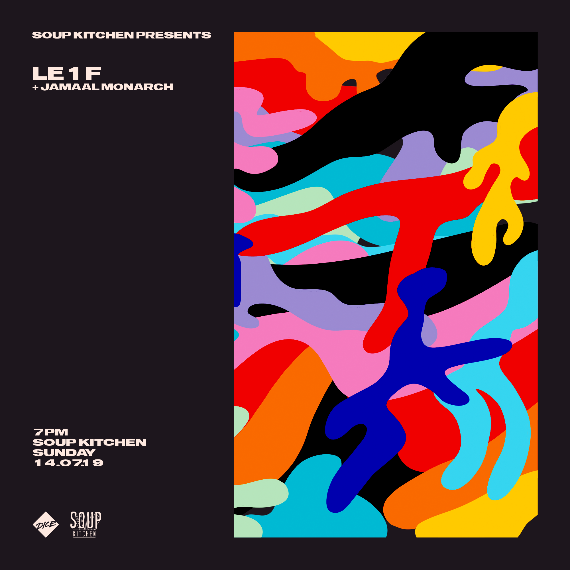 Le1f + Jamaal Monarch at Soup Kitchen - Manchester’s Finest