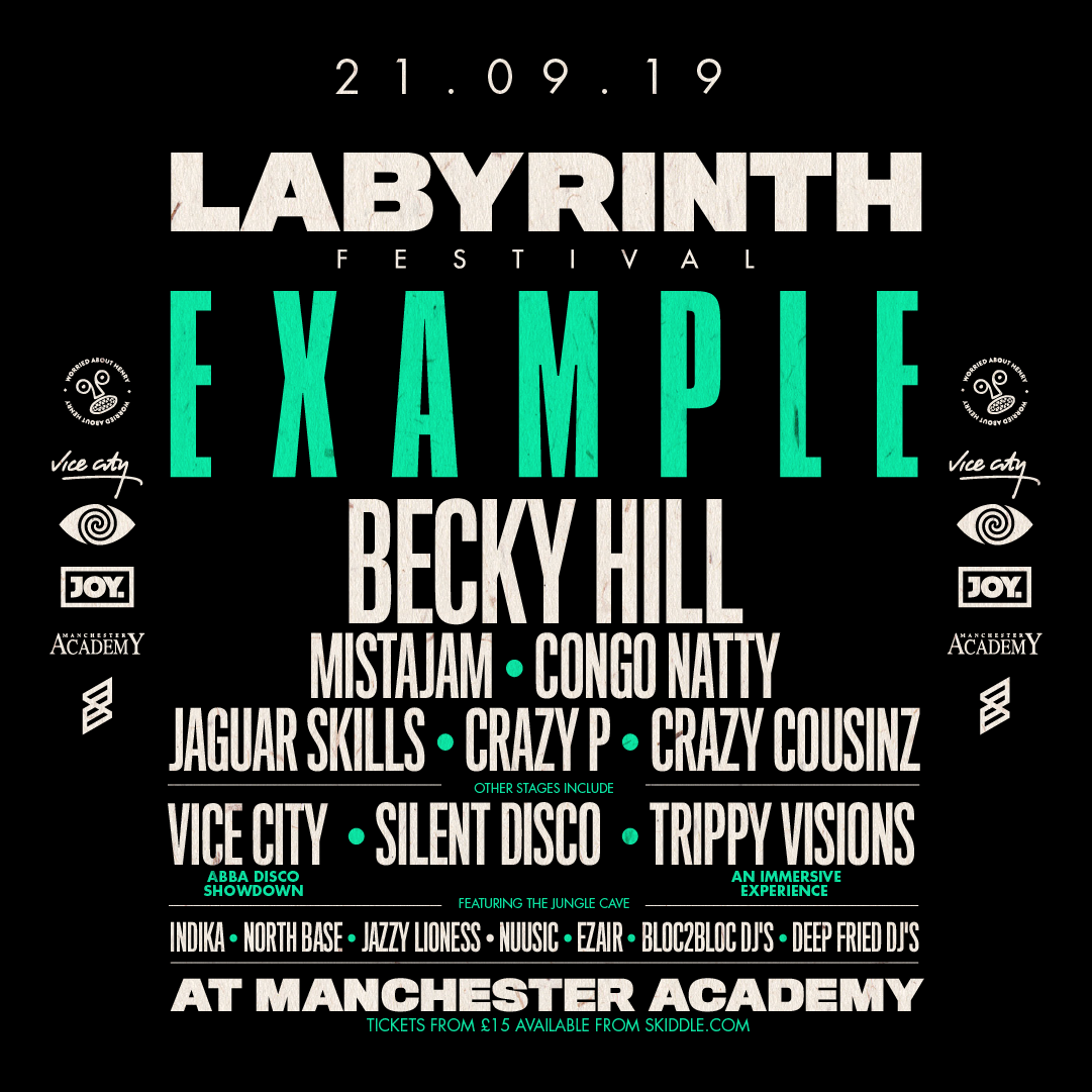 Example, Becky Hill, Mistajam & more at Labyrinth Festival 2019 ...