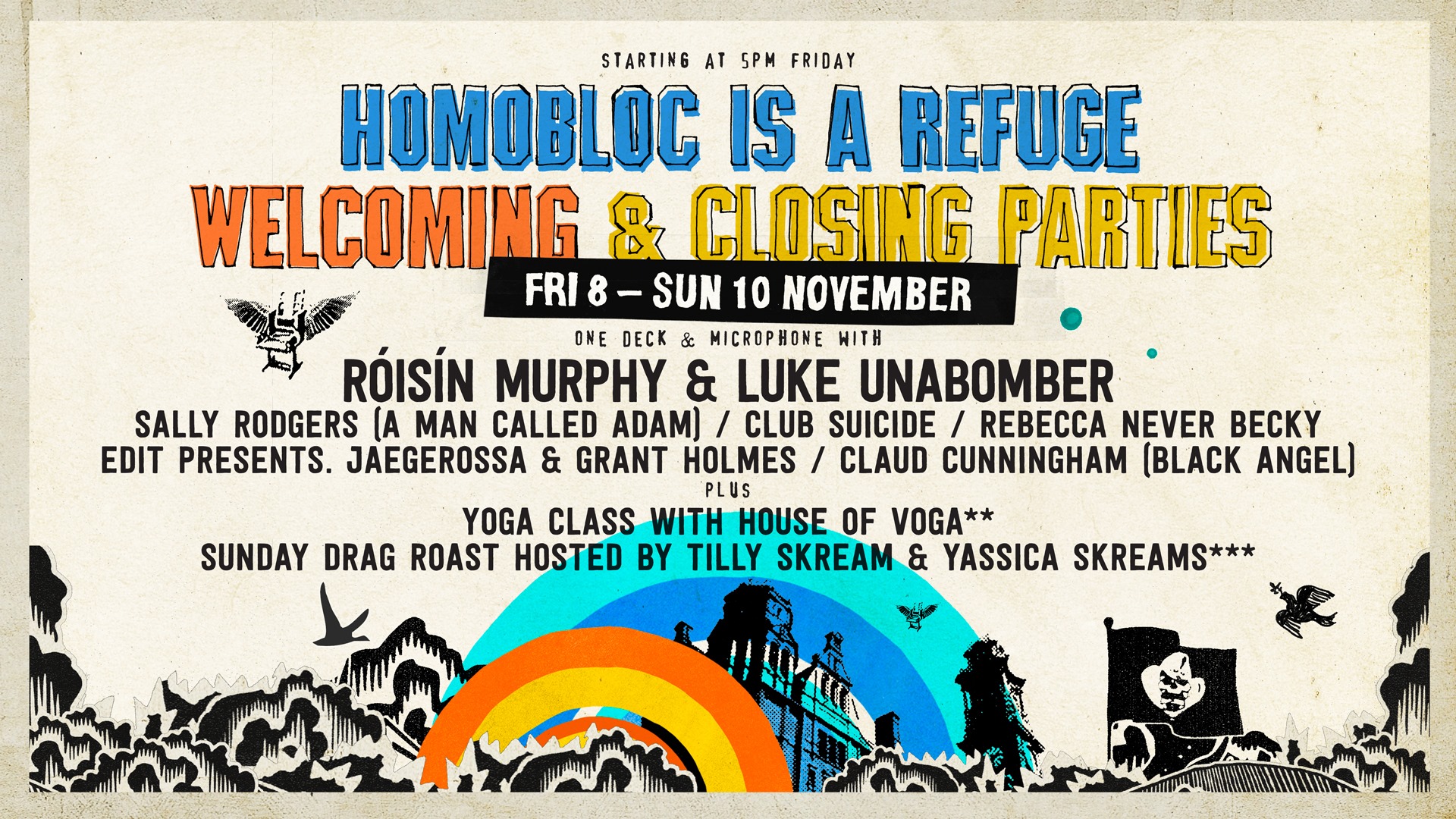 Homobloc Fringe: Roisin Murphy & Luke Unabomber One-Deck at The Refuge ...