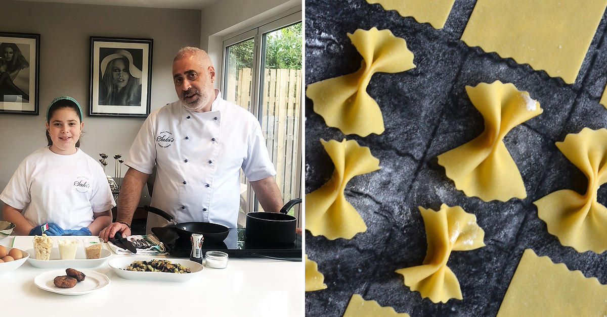 Making Butterfly (Farfalle) Pasta from Scratch with Salvi's ...