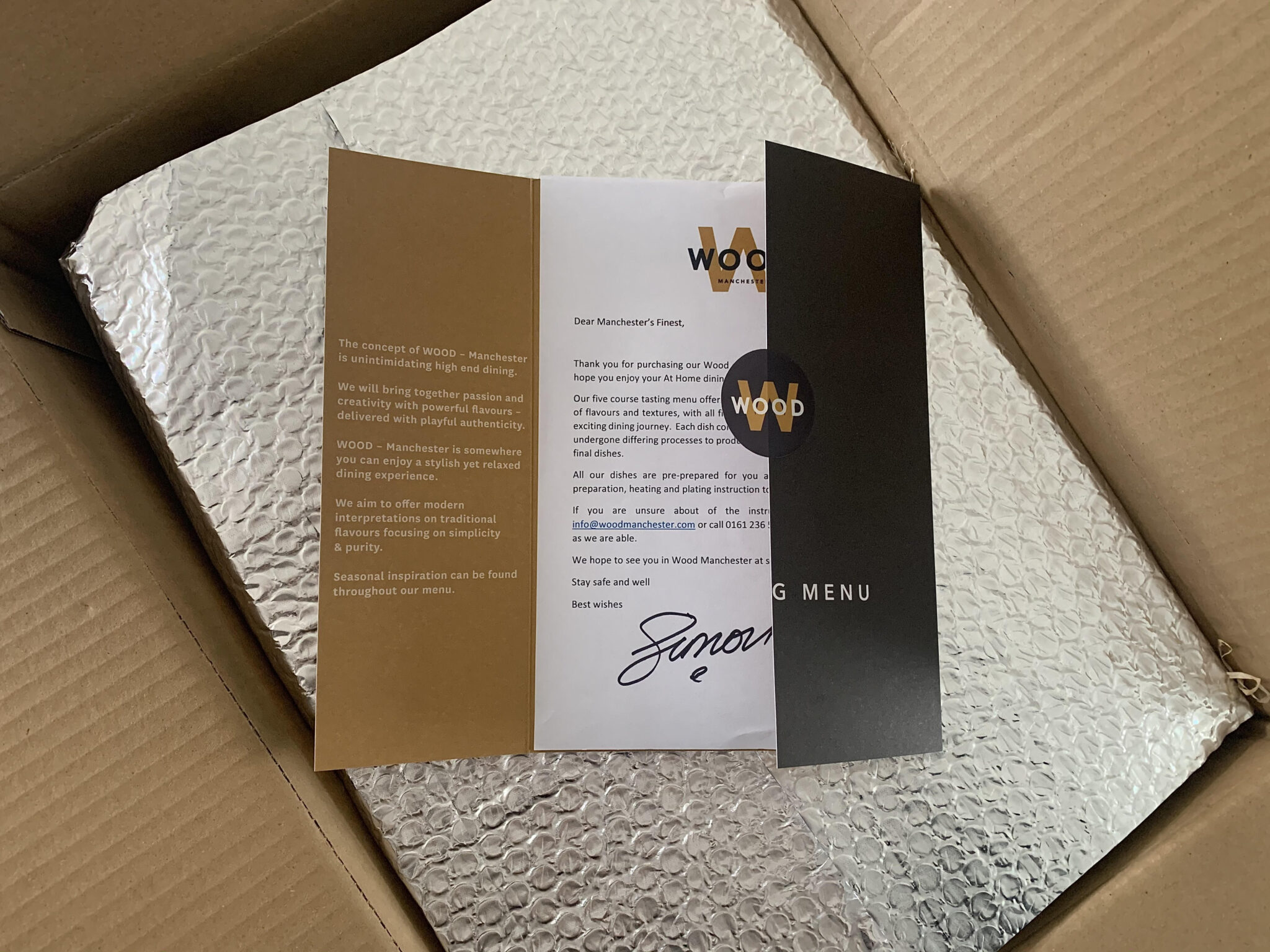 We Made a Five Course Tasting Menu from Home with this Kit from WOOD ...