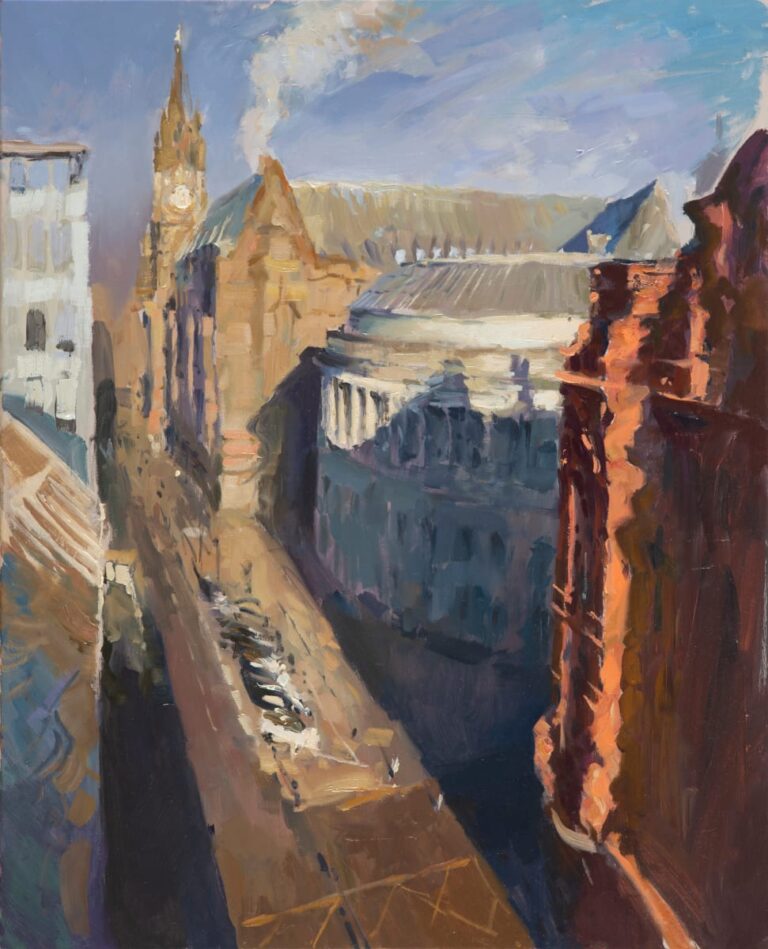 Rob Pointon, painter. In his Manchester gymnasium. - Manchester’s Finest