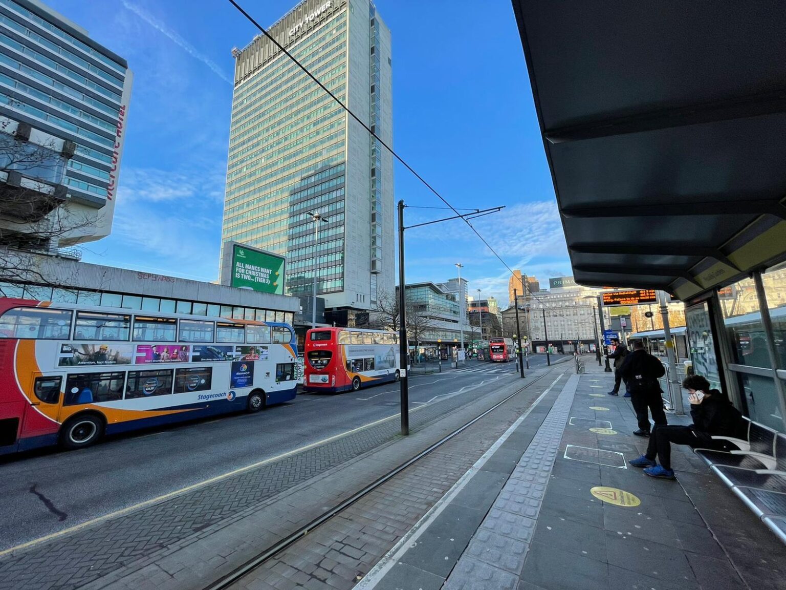The NEW Billboards Across Manchester City Centre Campaigning for Tier 2 ...
