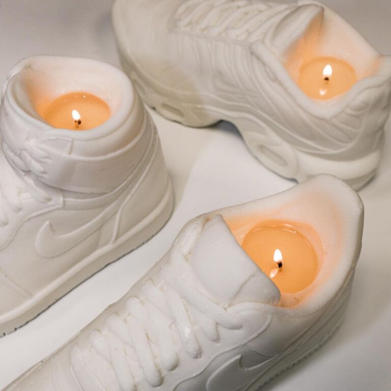 This Manchester lad has created Sneaker Candles... and they're perfect ...