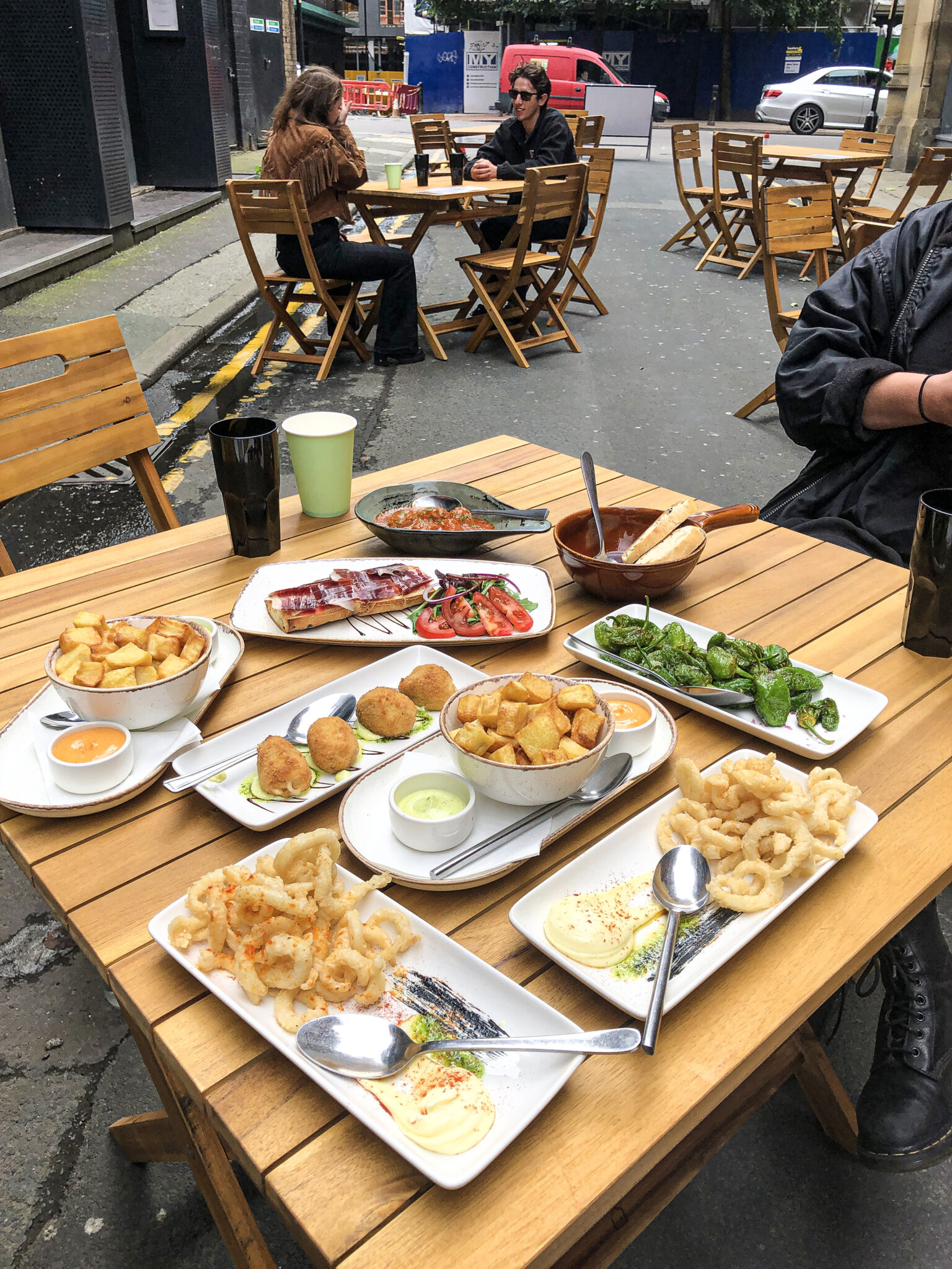 From 12th April: Tuck into some Serious Tapas out on the Terrace ...