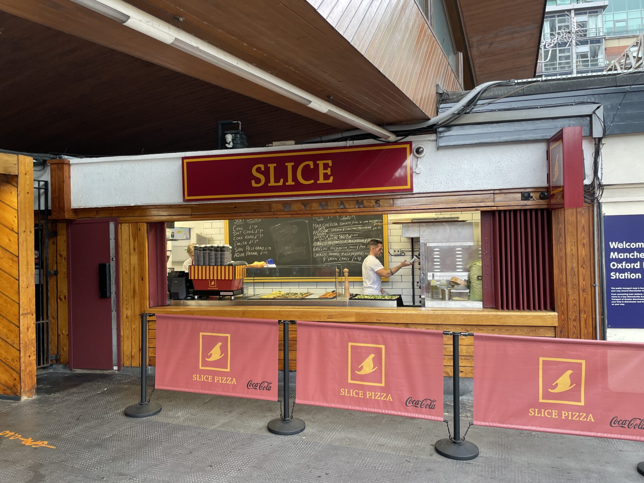 NEW OPENING: Slice Pizzeria is BACK at Oxford Road Station ...