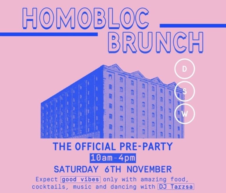The Official HOMOBLOC Pre-Party Brunch! - Manchester’s Finest