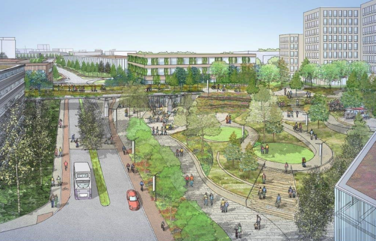 Green Light for Salford's new £13m 'Boulevard in the Sky' - Manchester ...