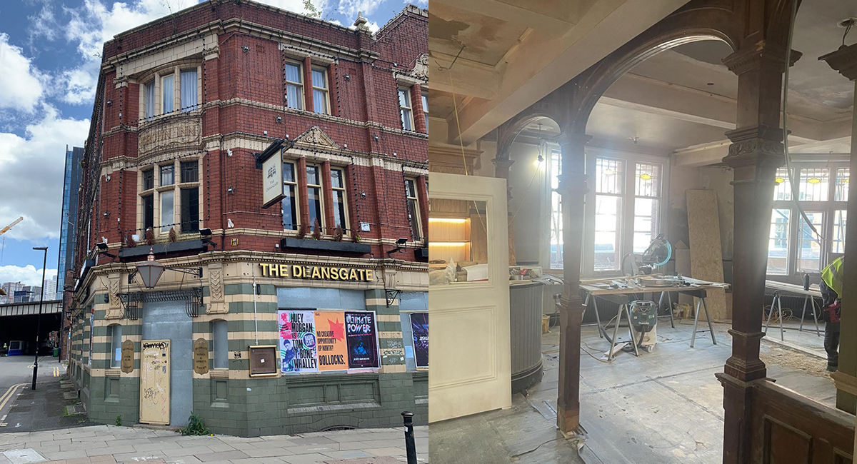 The Deansgate pub to reopen next month following an extensive ...