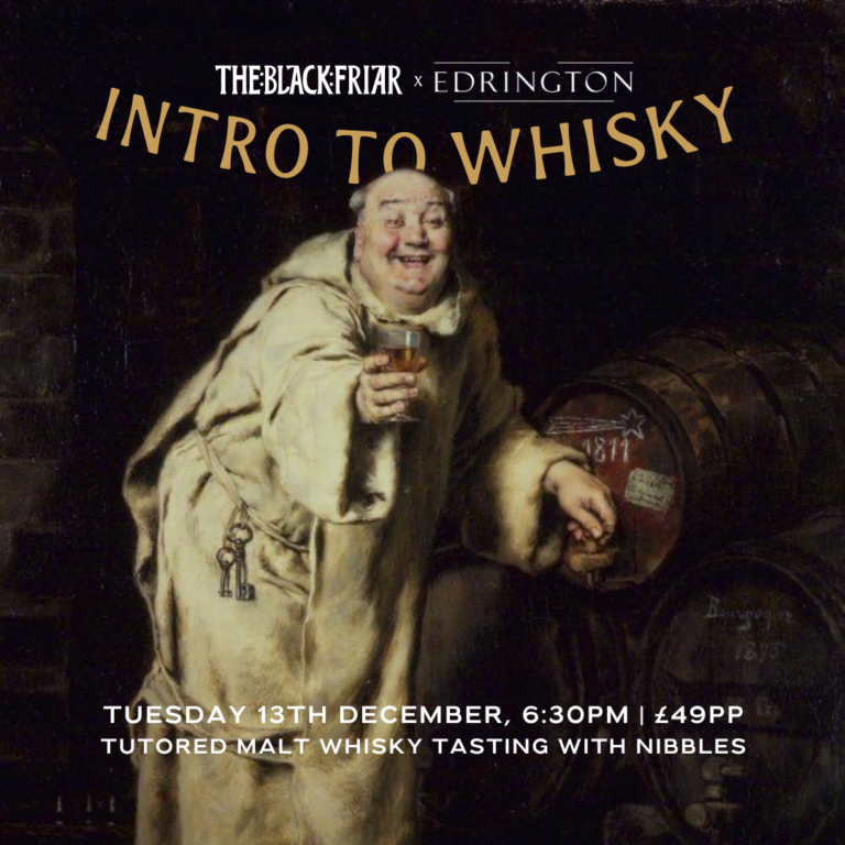 The Black Friar is hosting an Edrington whisky tasting event for ...