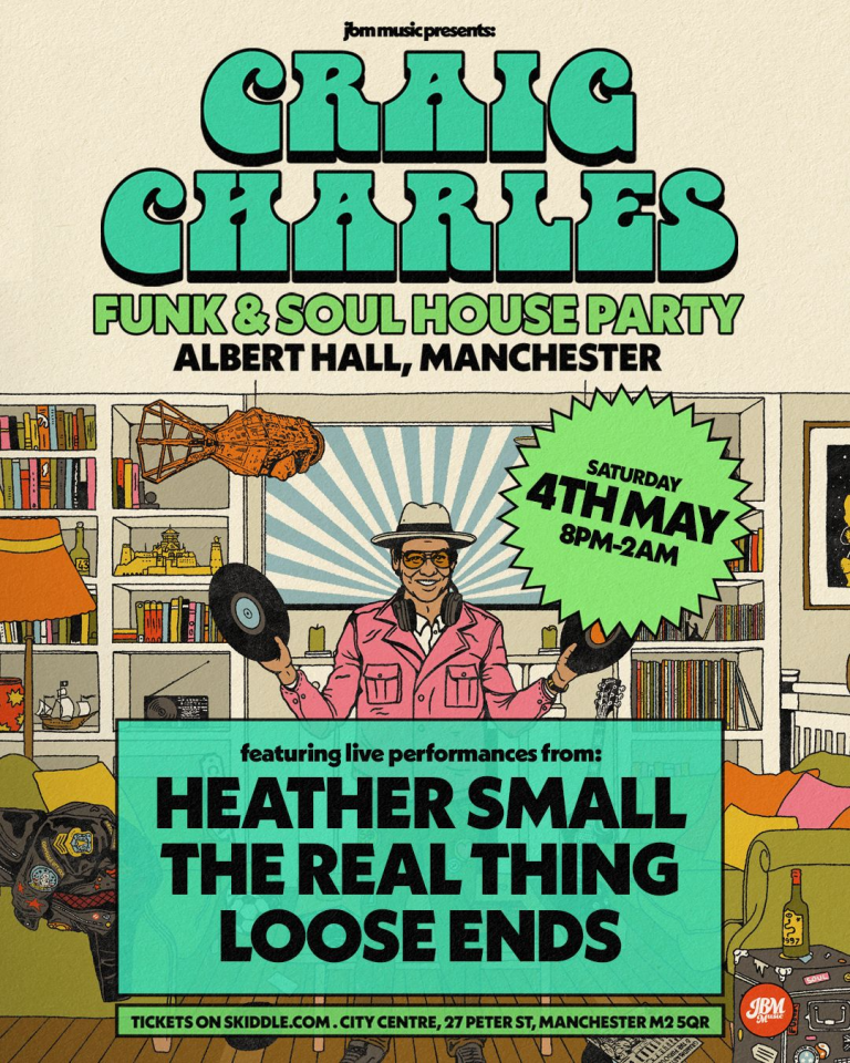Craig Charles Funk & Soul Party - Manchester’s Finest