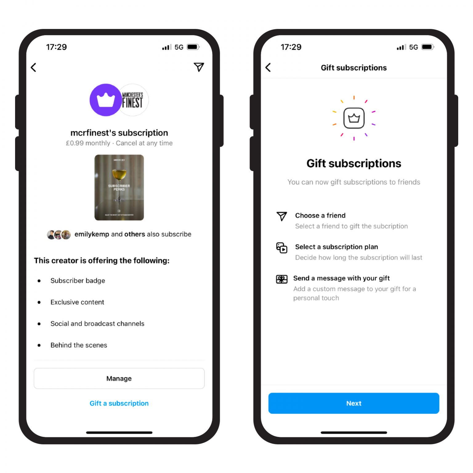 Now you can gift a Manchester’s Finest subscription - for a great last-minute Christmas present ...