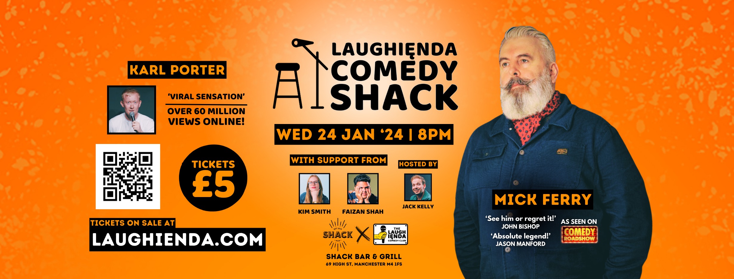 The Laughienda Comedy Club - Manchester’s Finest