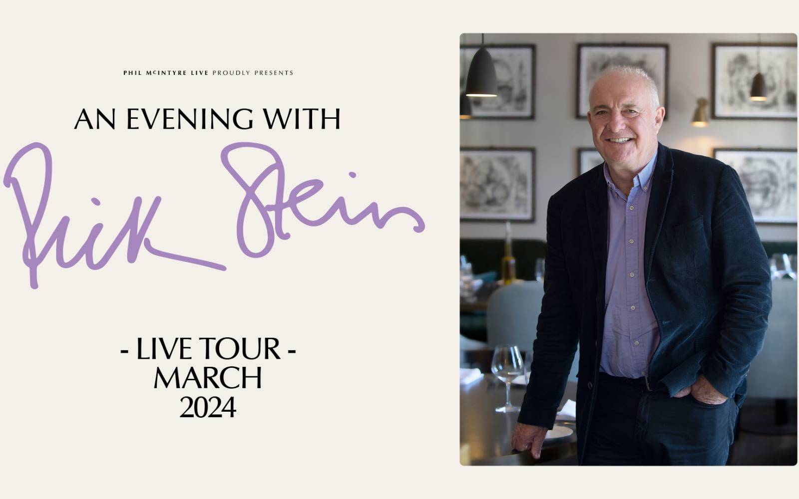 An Evening With Rick Stein - Manchester’s Finest