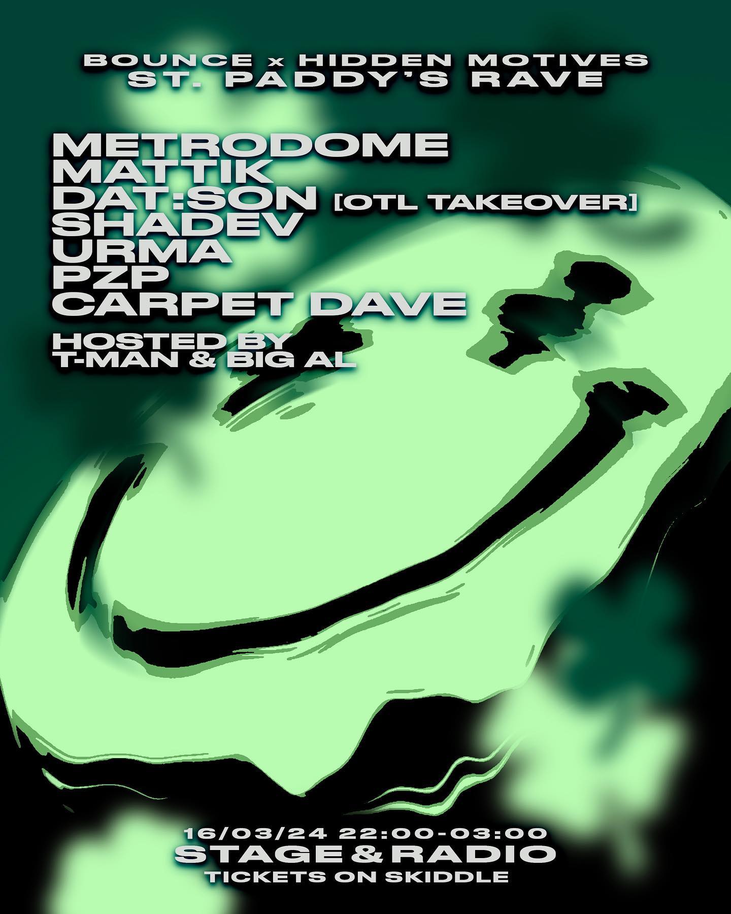 BOUNCE St Paddy's Rave - Manchester’s Finest