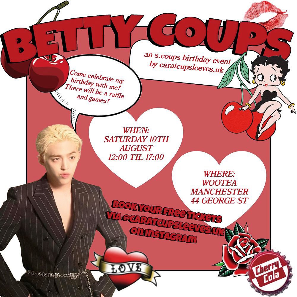 S.Coups Birthday Party at WooTea - Manchester’s Finest