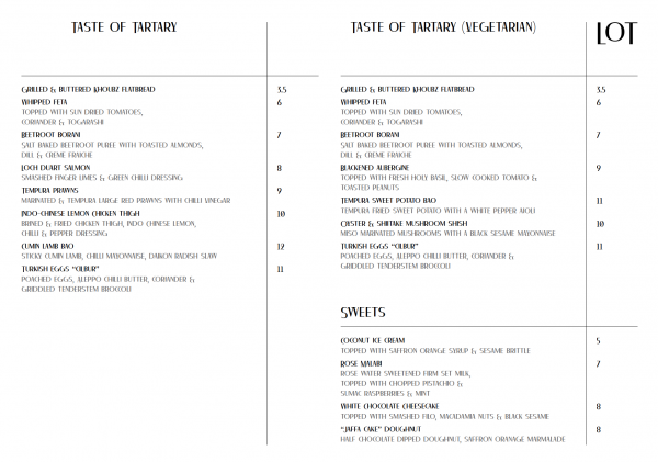 Lamb of Tartary shifts new menu to ‘flavours of the Silk Road ...