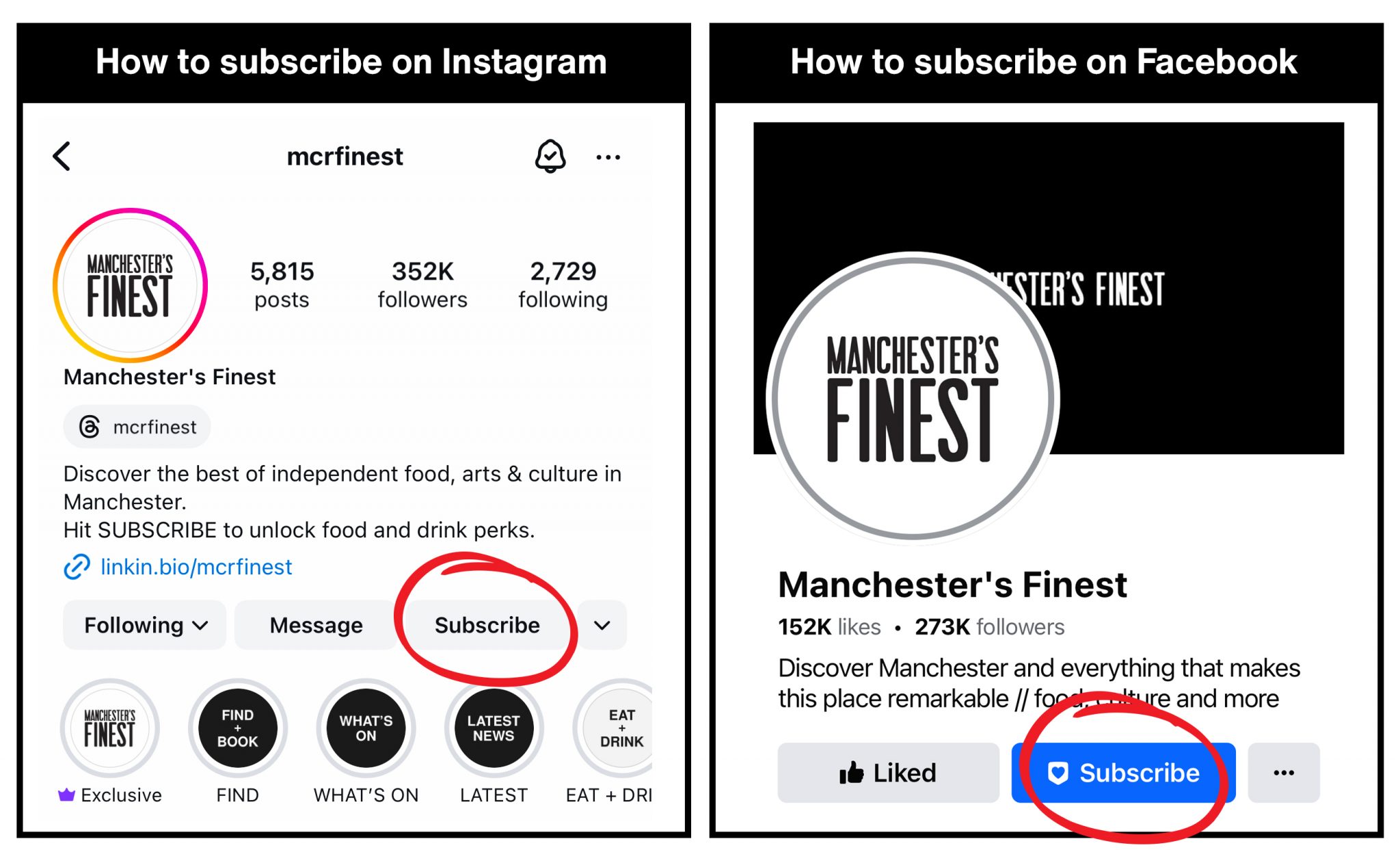 Subscribe to Manchester's Finest