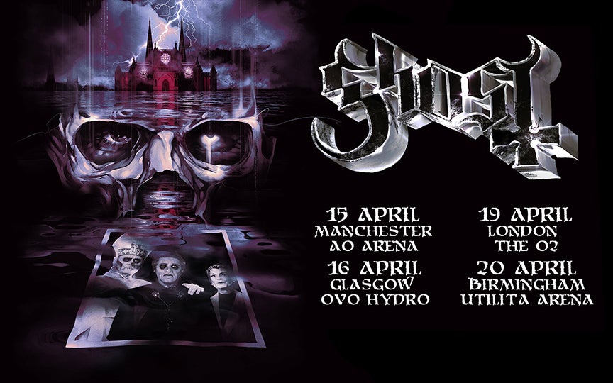 GHOST: World Tour 2025 at AO Arena - Manchester’s Finest