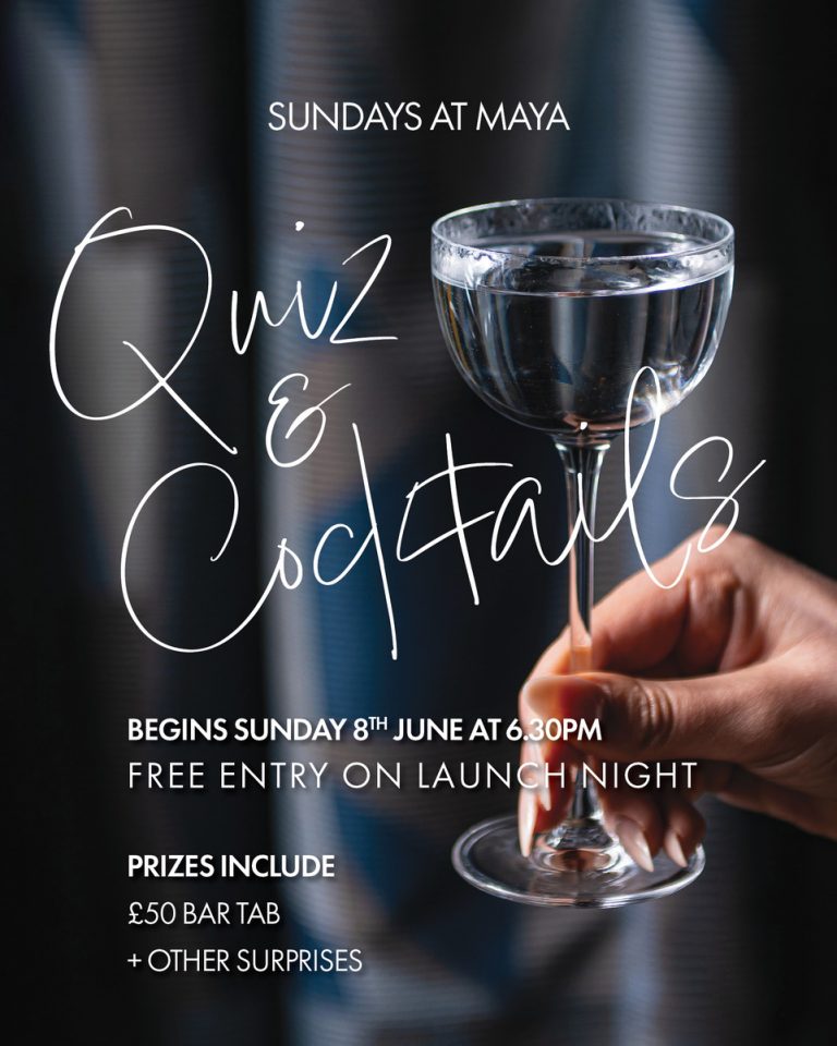 Quiz & Cocktails at MAYA - Manchester’s Finest