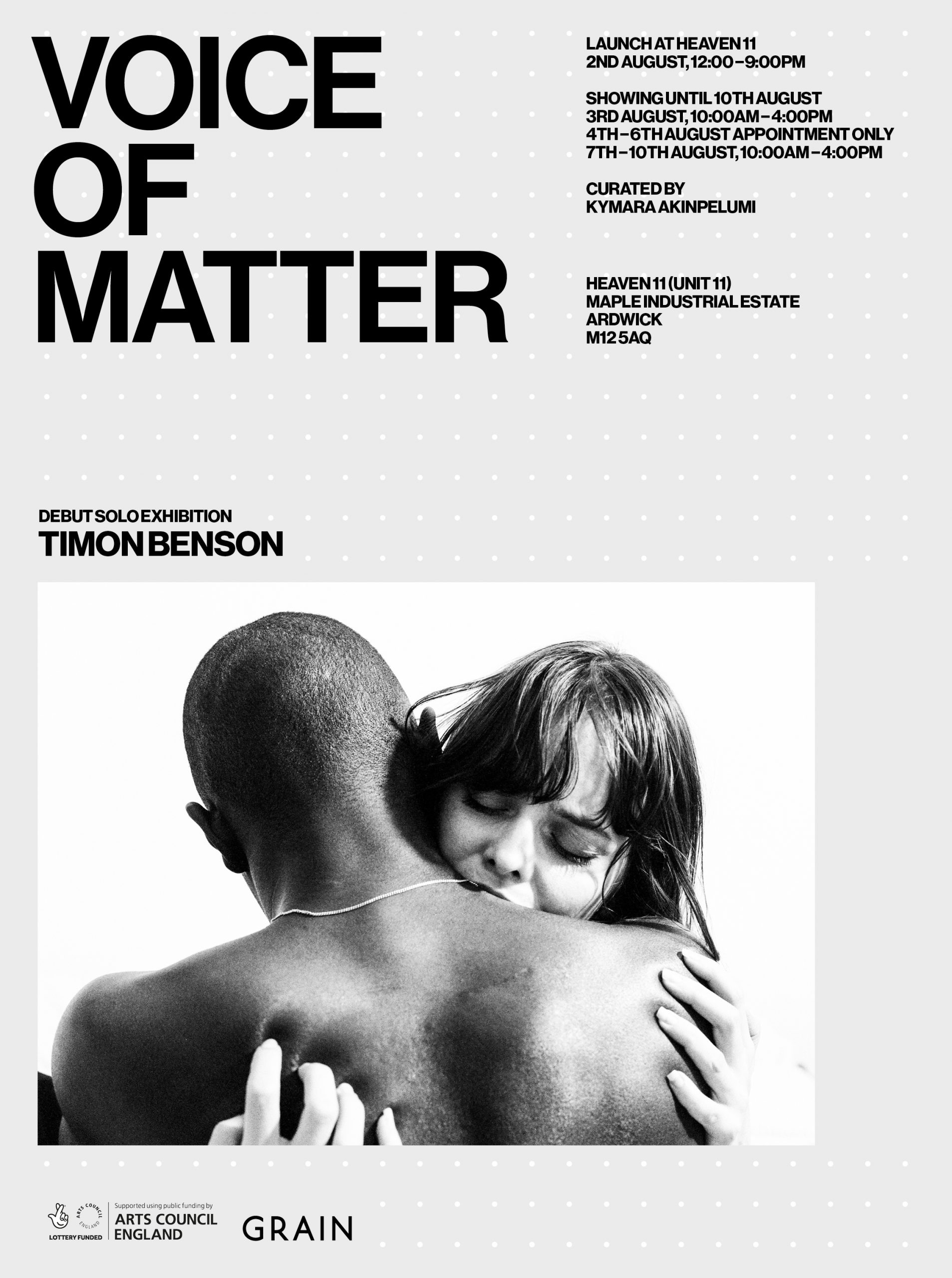 Voice of Matter by Timon Benson at Heaven 11 - Manchester’s Finest